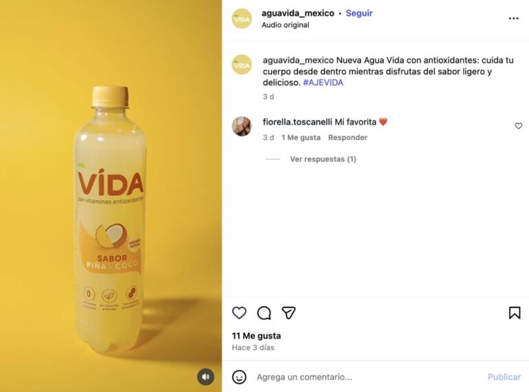 Agua VIDA de AJEMEX lanza refrescante sabor piña-coco